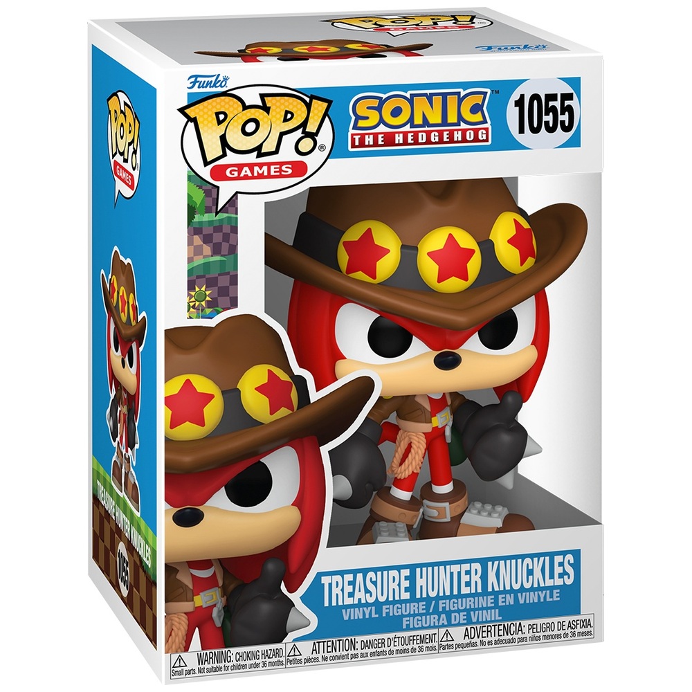 Funko POP! Figur 1055 Sonic Knuckles Treasure Hunter | Smyths Toys Schweiz