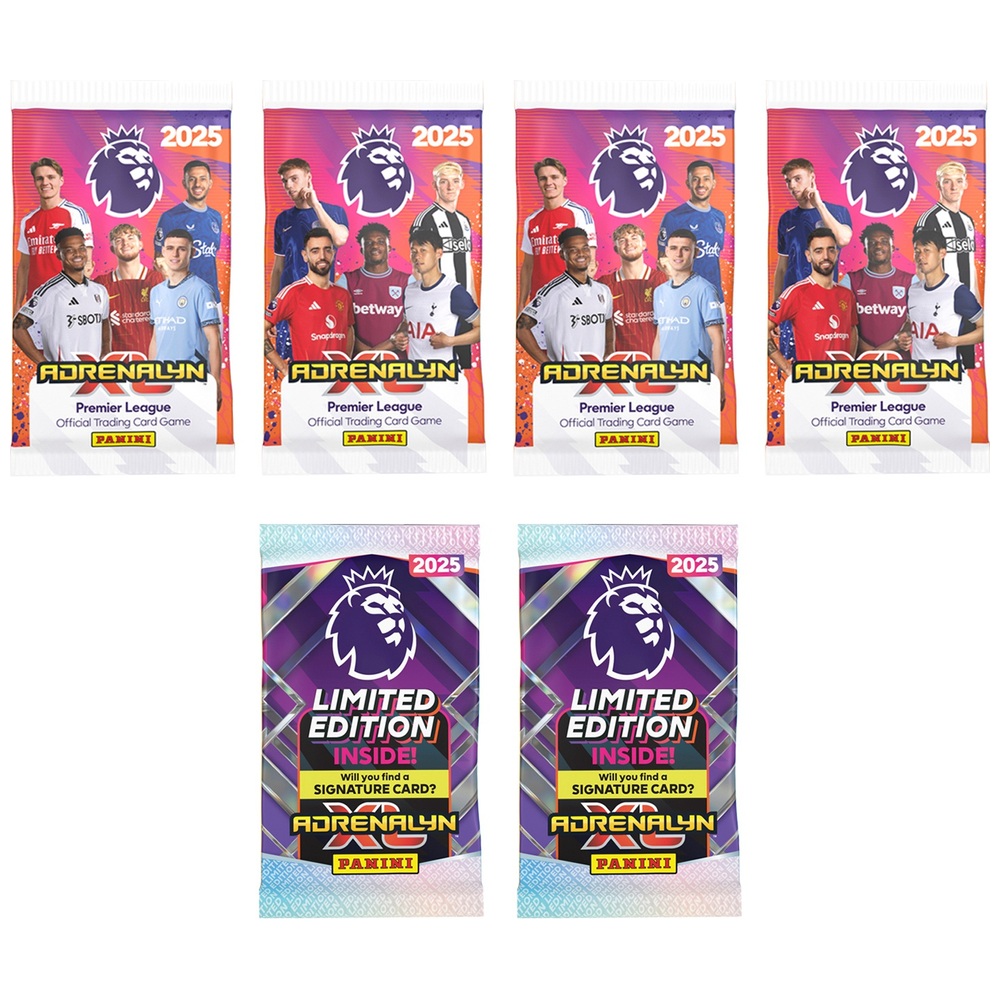 Premier League 2025 Adrenalyn XL Official Trading Cards Multipack ...