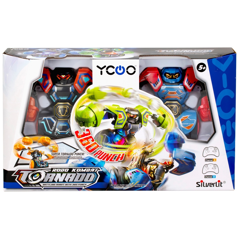 Robo Kombat Tornado Roboter Spielzeug 2er Set rot/orange | Smyths Toys ...