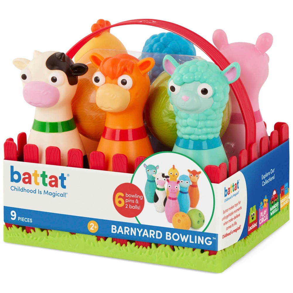 Battat Bowling-Set Bauernhof | Smyths Toys Schweiz