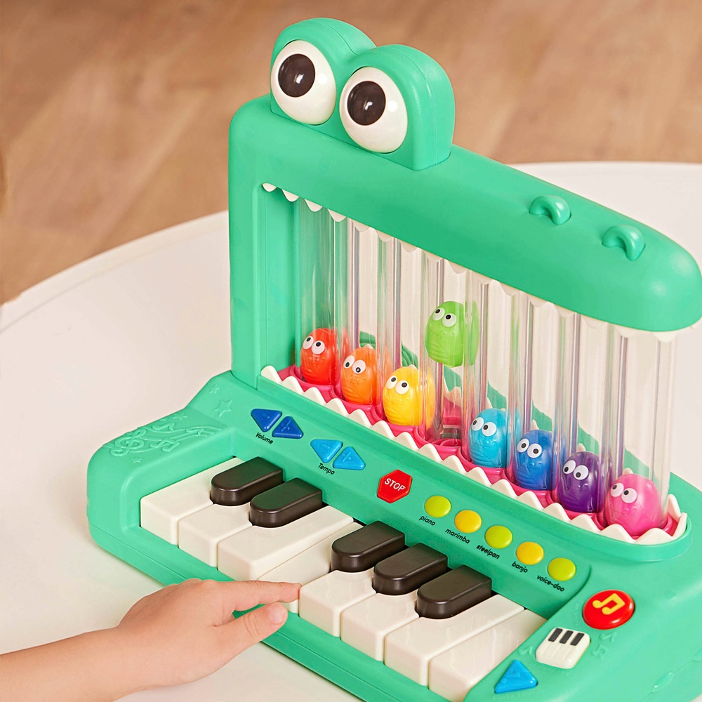 Battat Croco Pop Crocodile Piano Toy | Smyths Toys UK
