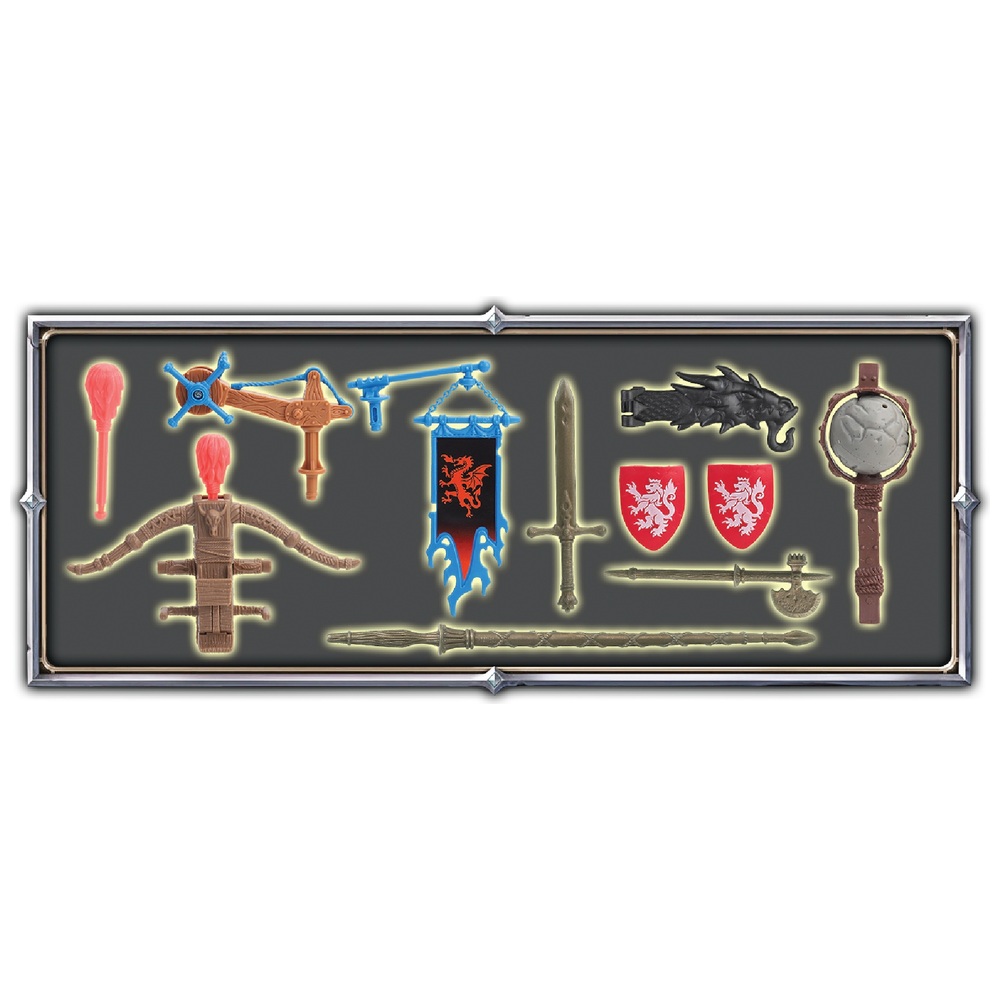 Medieval Kingdom Playset Trebuchet Castle with Knight Action Figures ...