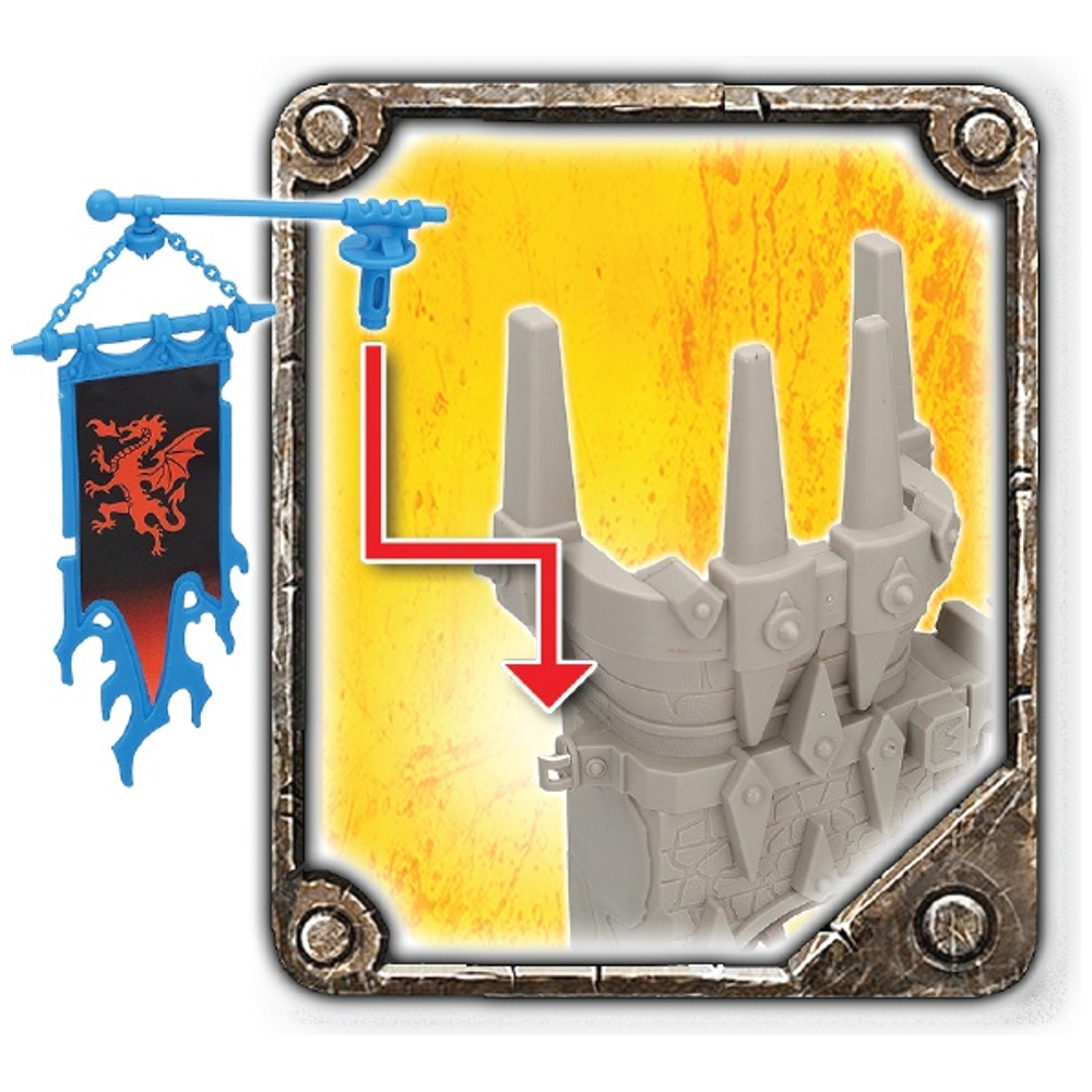 Medieval Kingdom Playset Trebuchet Castle with Knight Action Figures ...