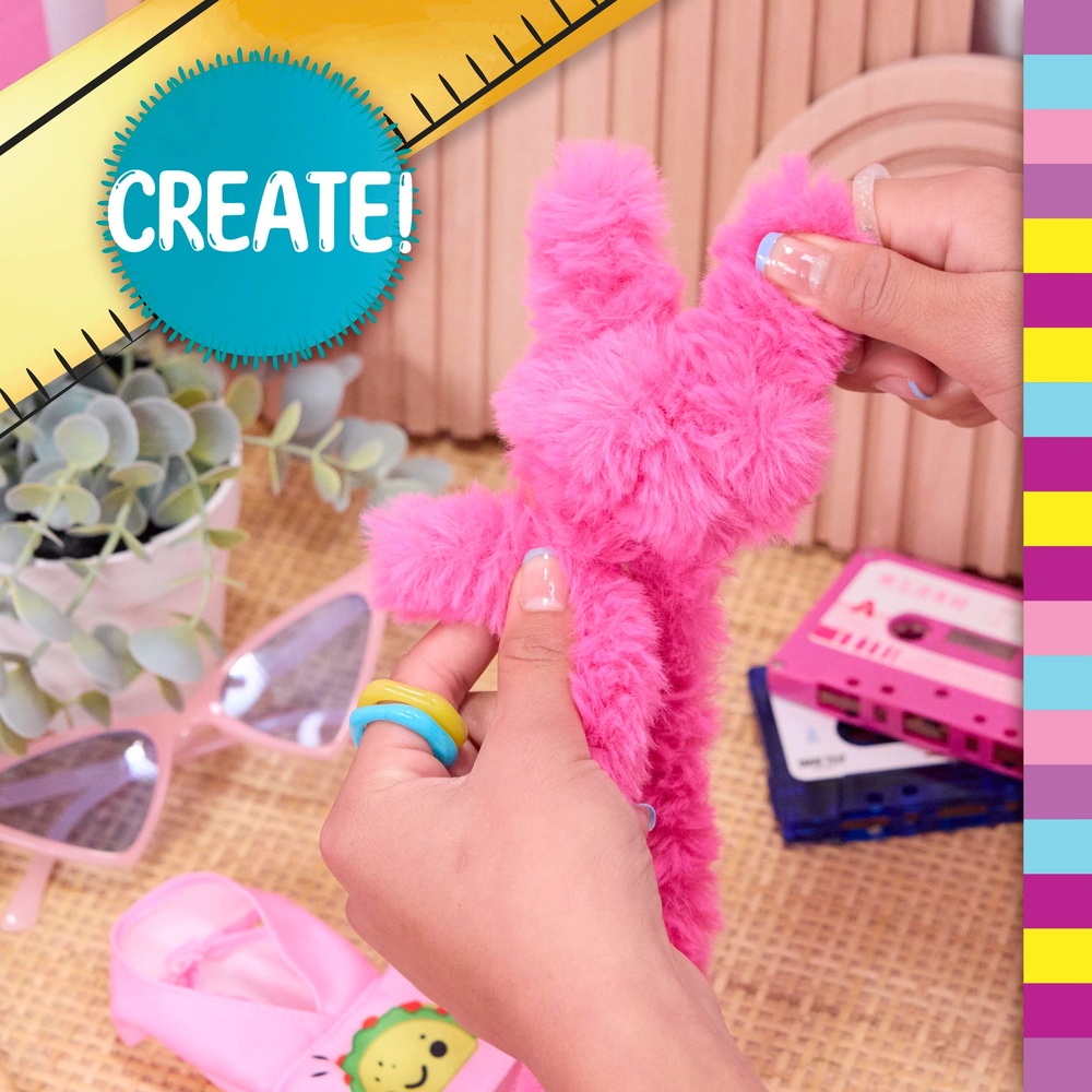 Knotz Magic Yarn DIY Surprise Capsule: Animal Plush Craft Kit Series-1 ...