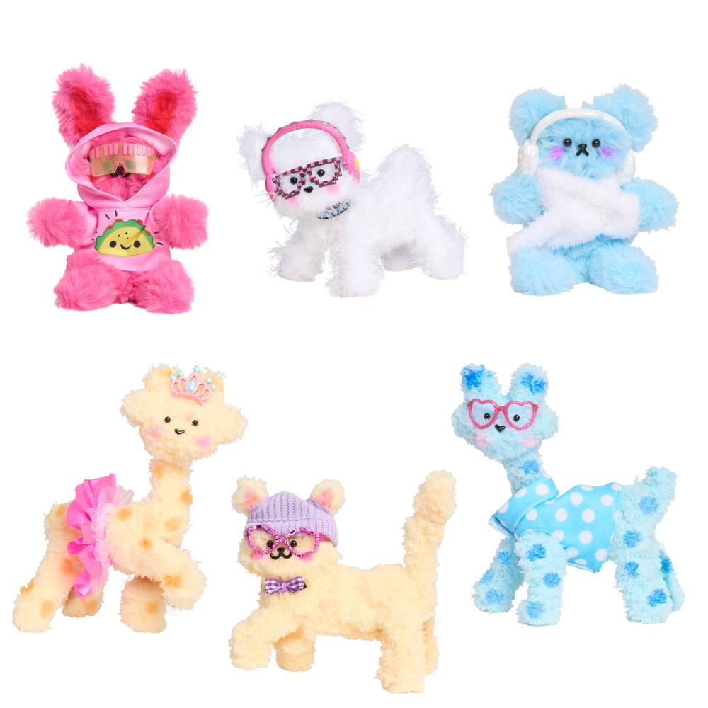 Knotz Magic Yarn DIY Surprise Capsule: Animal Plush Craft Kit Series-1 ...