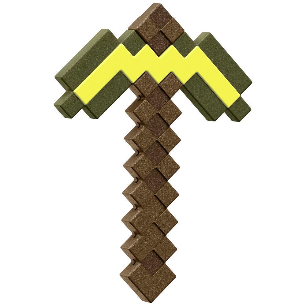 Minecraft Golden Pickaxe Toy 35cm | Smyths Toys Ireland