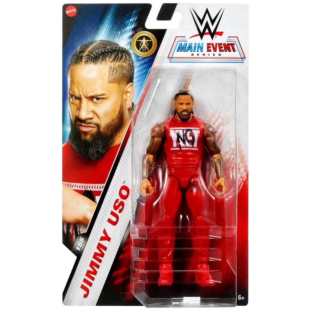 WWE Basic Series Wrestling Figur 155 Jimmy Uso | Smyths Toys Schweiz