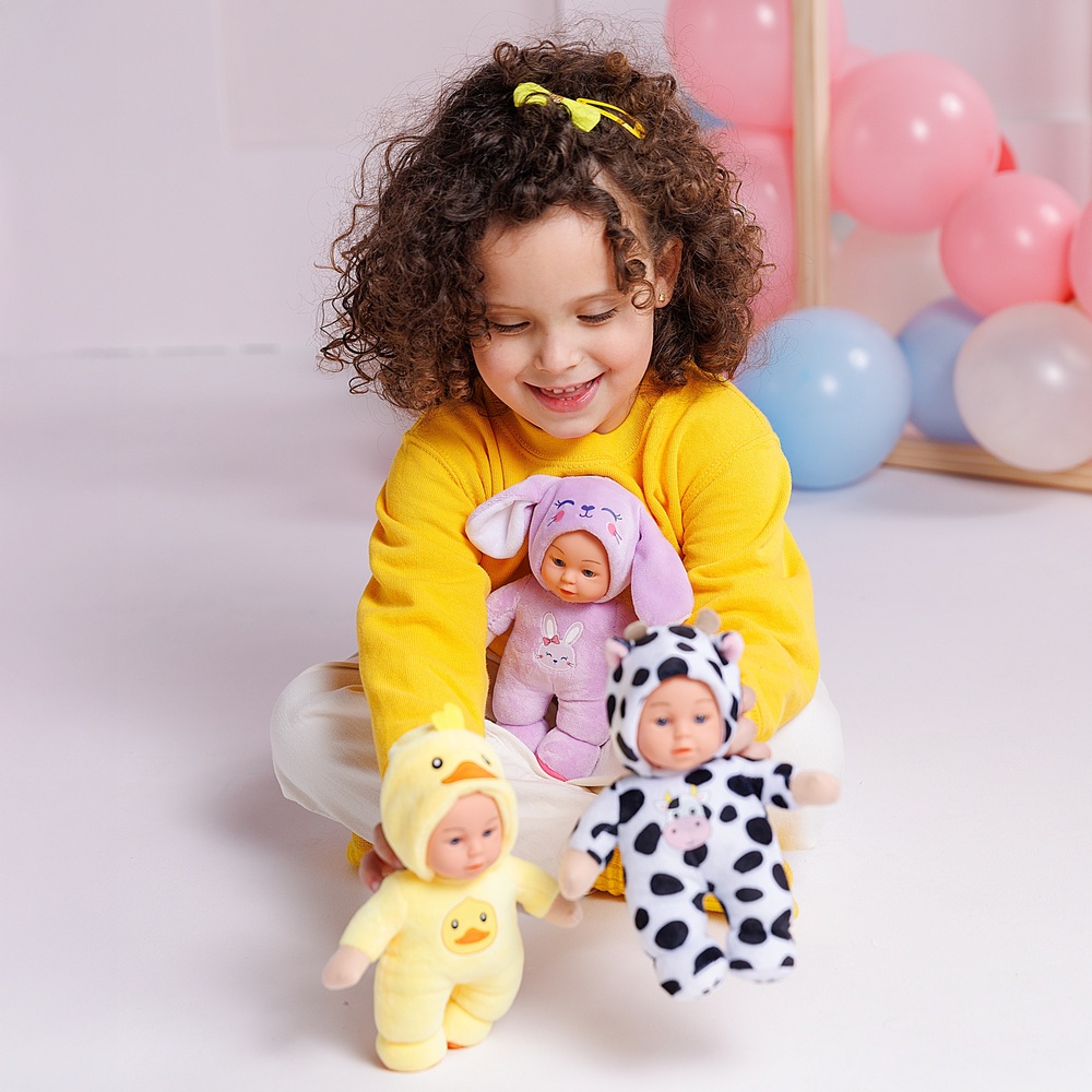 Baby Doll Mini Snuggle Animal 3 Pack | Smyths Toys Ireland