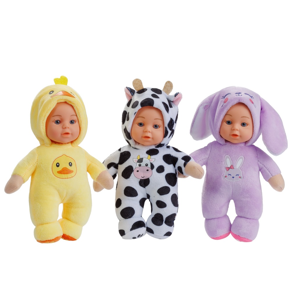 Baby Doll Mini Snuggle Animal 3 Pack | Smyths Toys UK