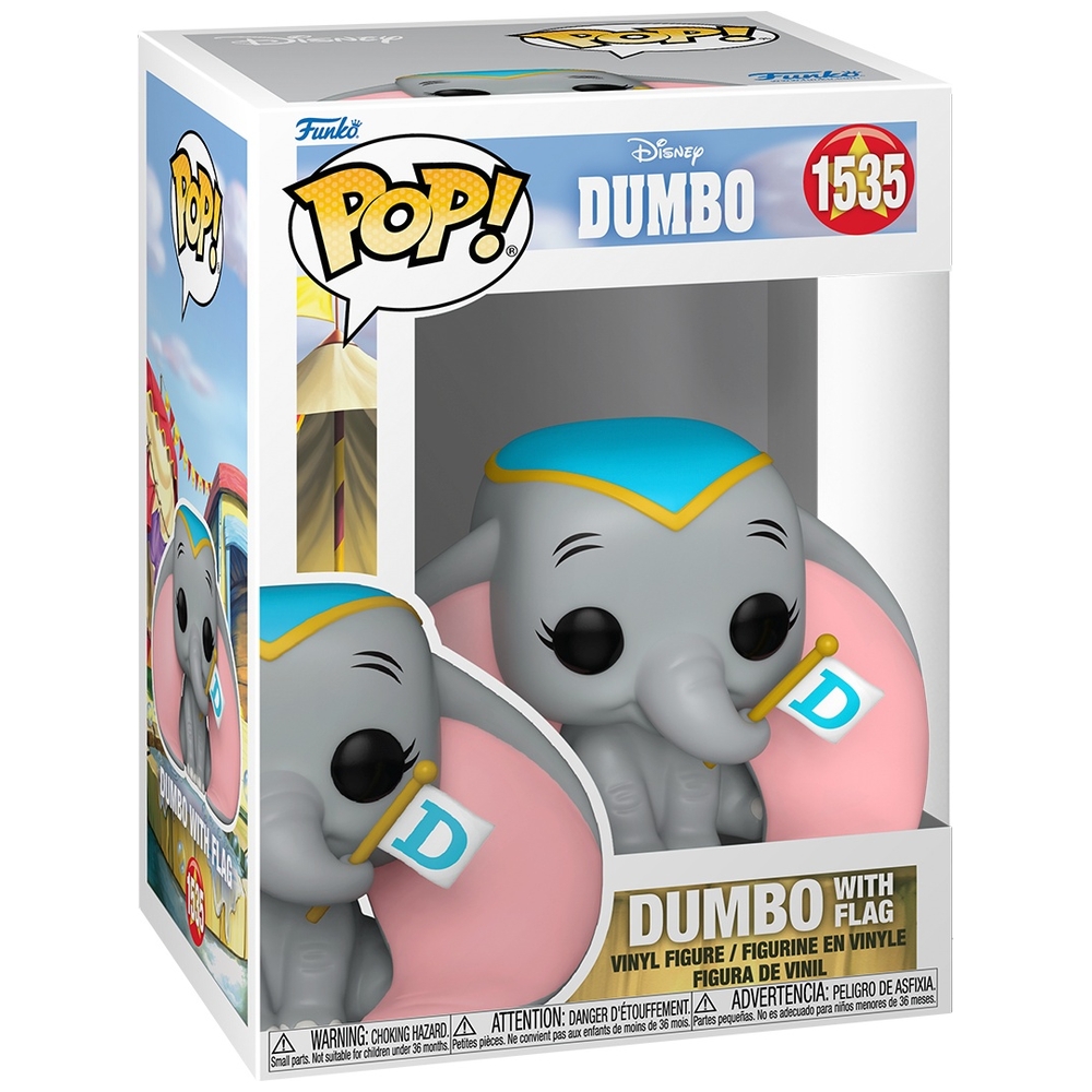 Funko POP! Figur 1535 Disney Dumbo mit Flagge | Smyths Toys Österreich