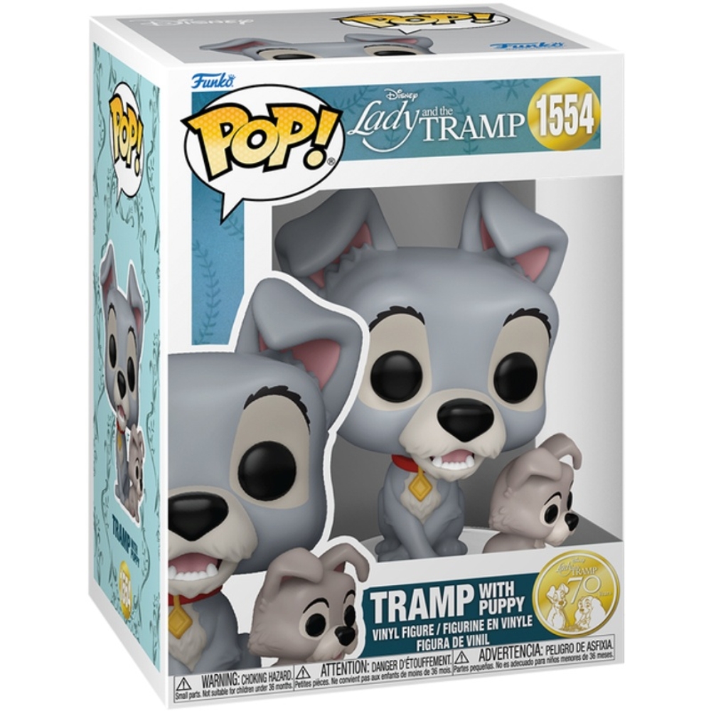 Funko POP! 1554 Disney Susi & Strolch Strolch mit Puppy | Smyths Toys ...