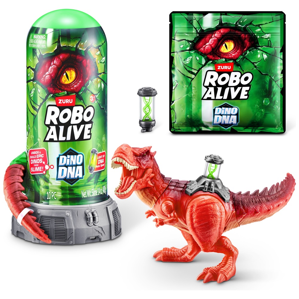 Robo Alive by ZURU Dino DNA Light-up Spine Dinosaur Assortment | Smyths ...