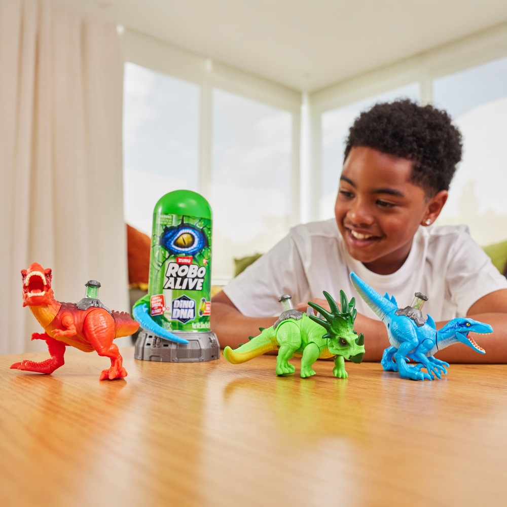 Robo Alive by ZURU Dino DNA Light-up Spine Dinosaur Assortment | Smyths ...