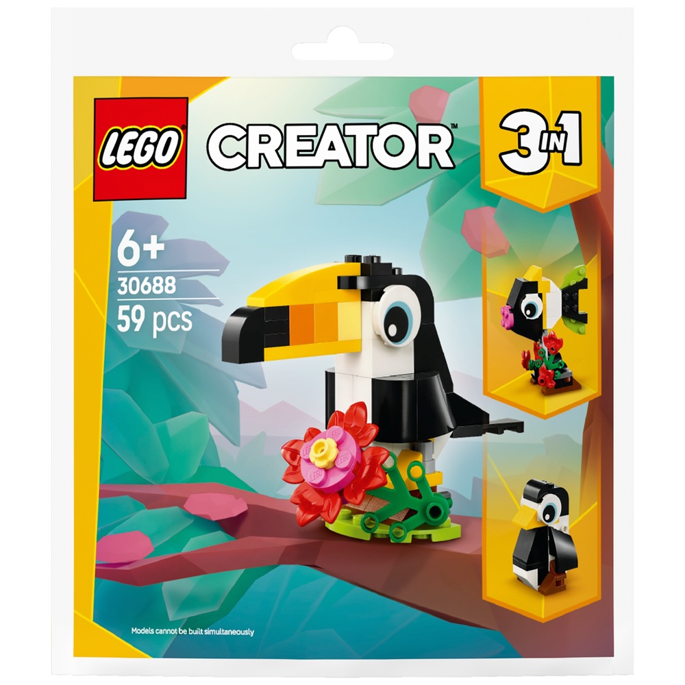 LEGO Creator 30688 Tropischer Tukan 3-in-1 | Smyths Toys Deutschland