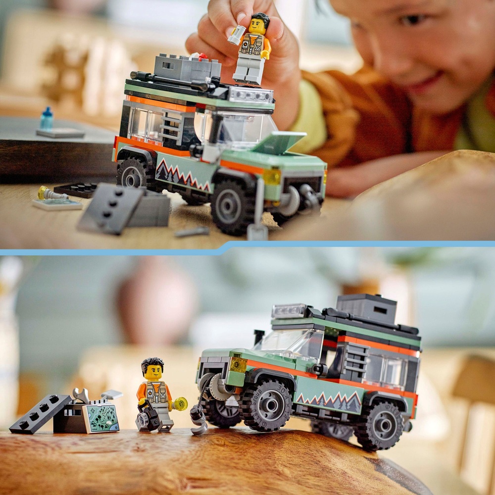 LEGO City 60447 Off-Road 4x4 Mountain Truck Set | Smyths Toys Ireland