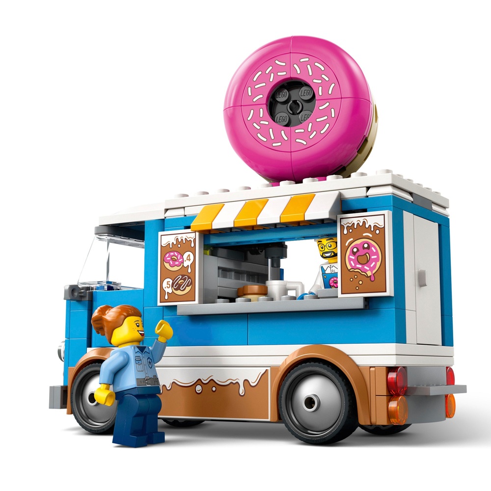 LEGO City 60452 Doughnut Truck Set Smyths Toys UK