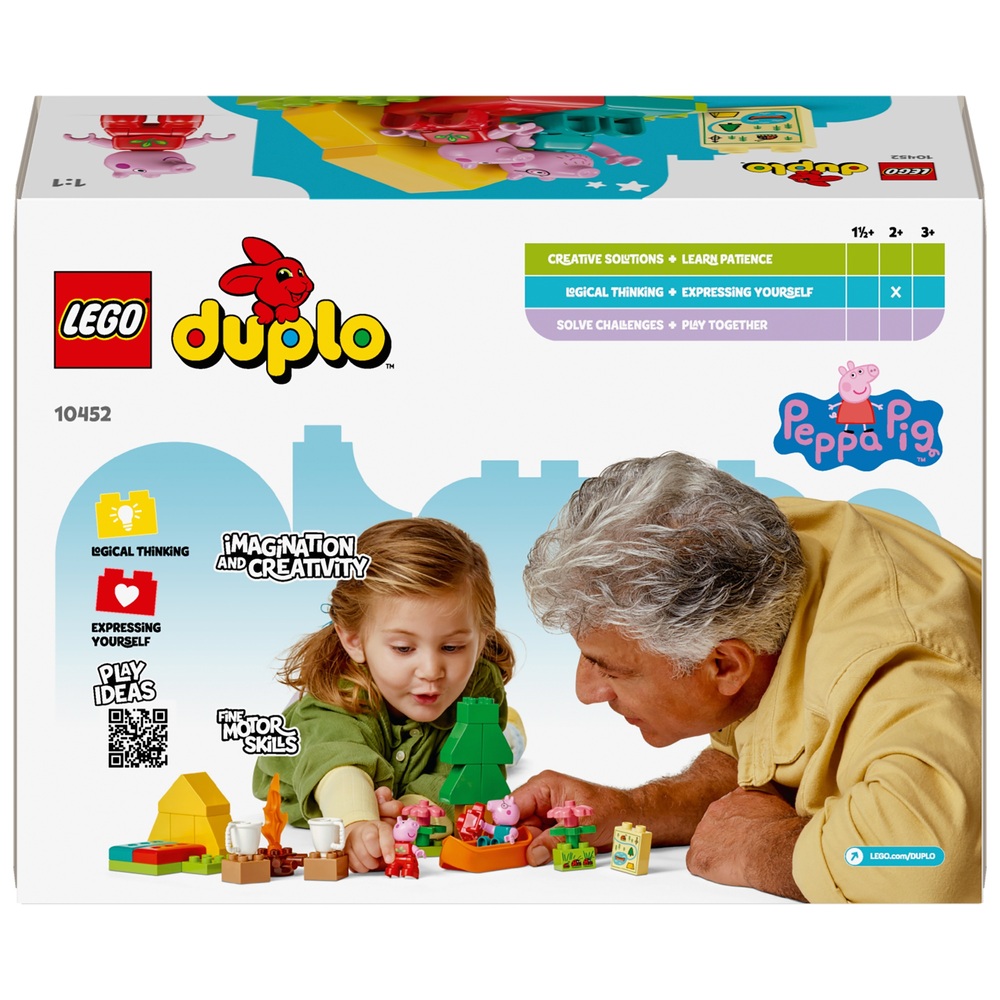 LEGO DUPLO 10452 Peppa Pig Camping Trip Set | Smyths Toys Ireland