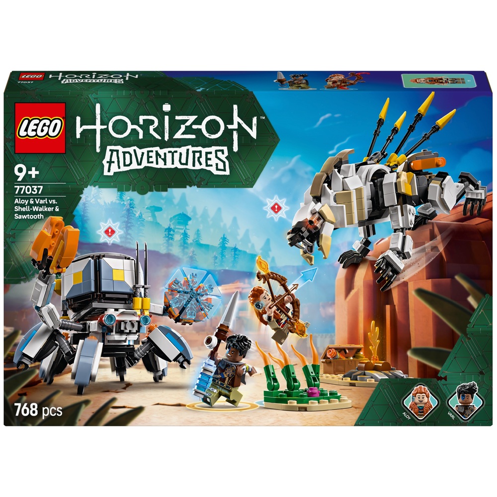 LEGO 77037 Horizon Adventures Aloy & Varl vs. Shell-Walker & Sawtooth ...