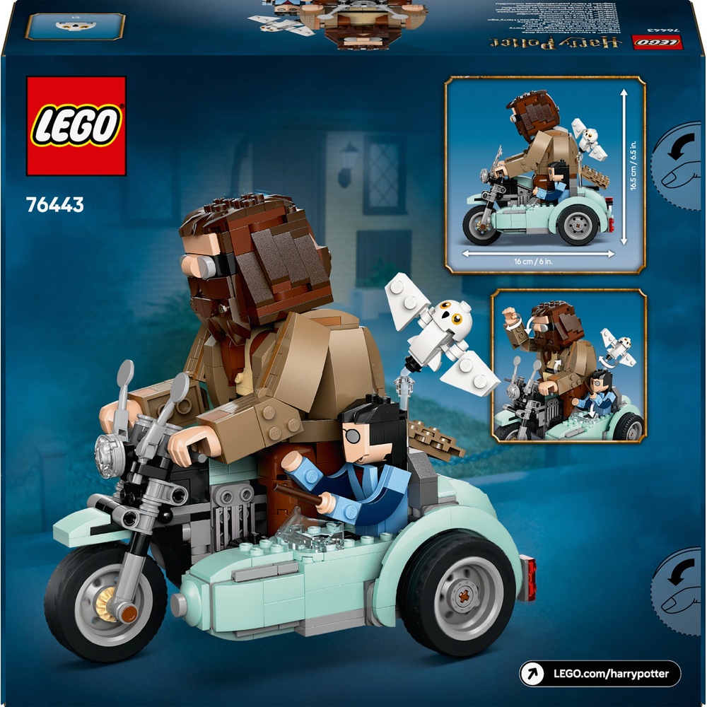 LEGO Harry Potter 76443 Hagrid & Harry's Motorcycle Ride Set | Smyths ...