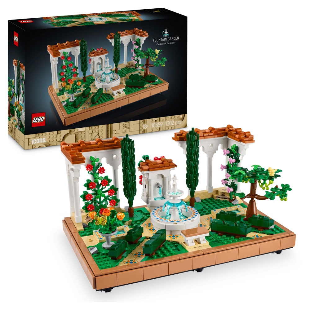 LEGO Icons 10359 Springbrunnengarten | Smyths Toys Deutschland