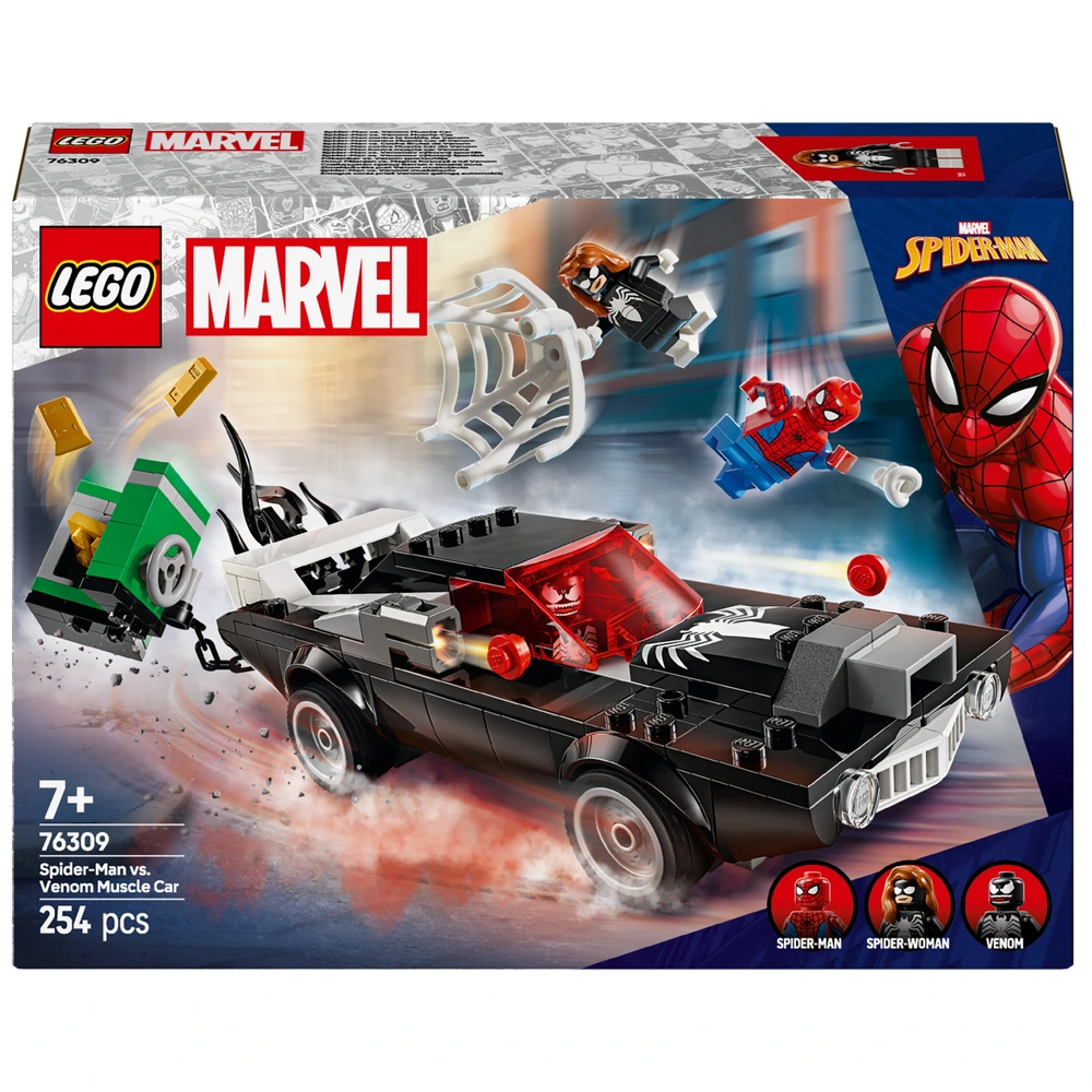 Lego Marvel Vehicles LEGO Marvel Hulk Vs. Rhino Truck Showdown 10782