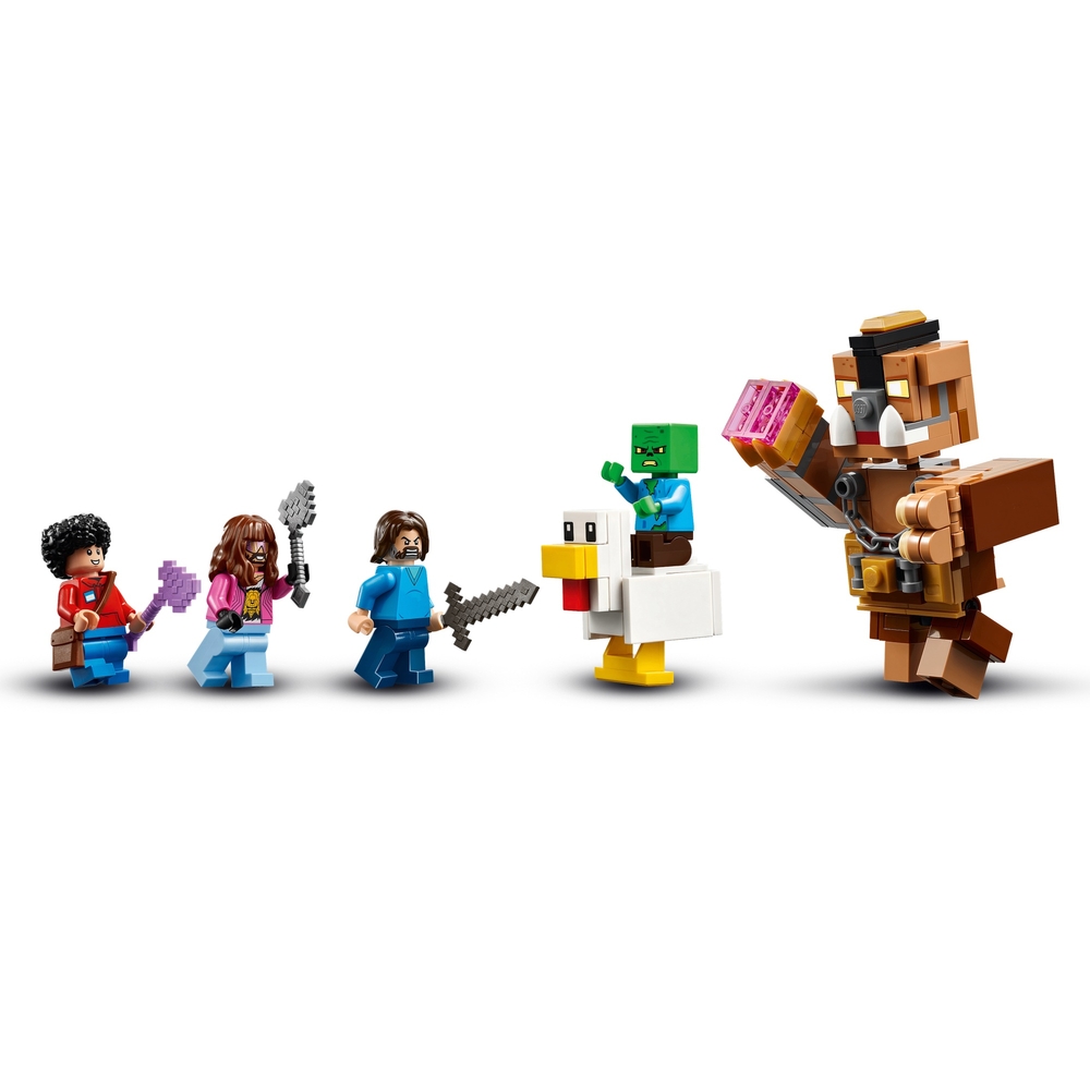 LEGO Minecraft 21272 Woodland Mansion Fighting Ring Set | Smyths Toys UK