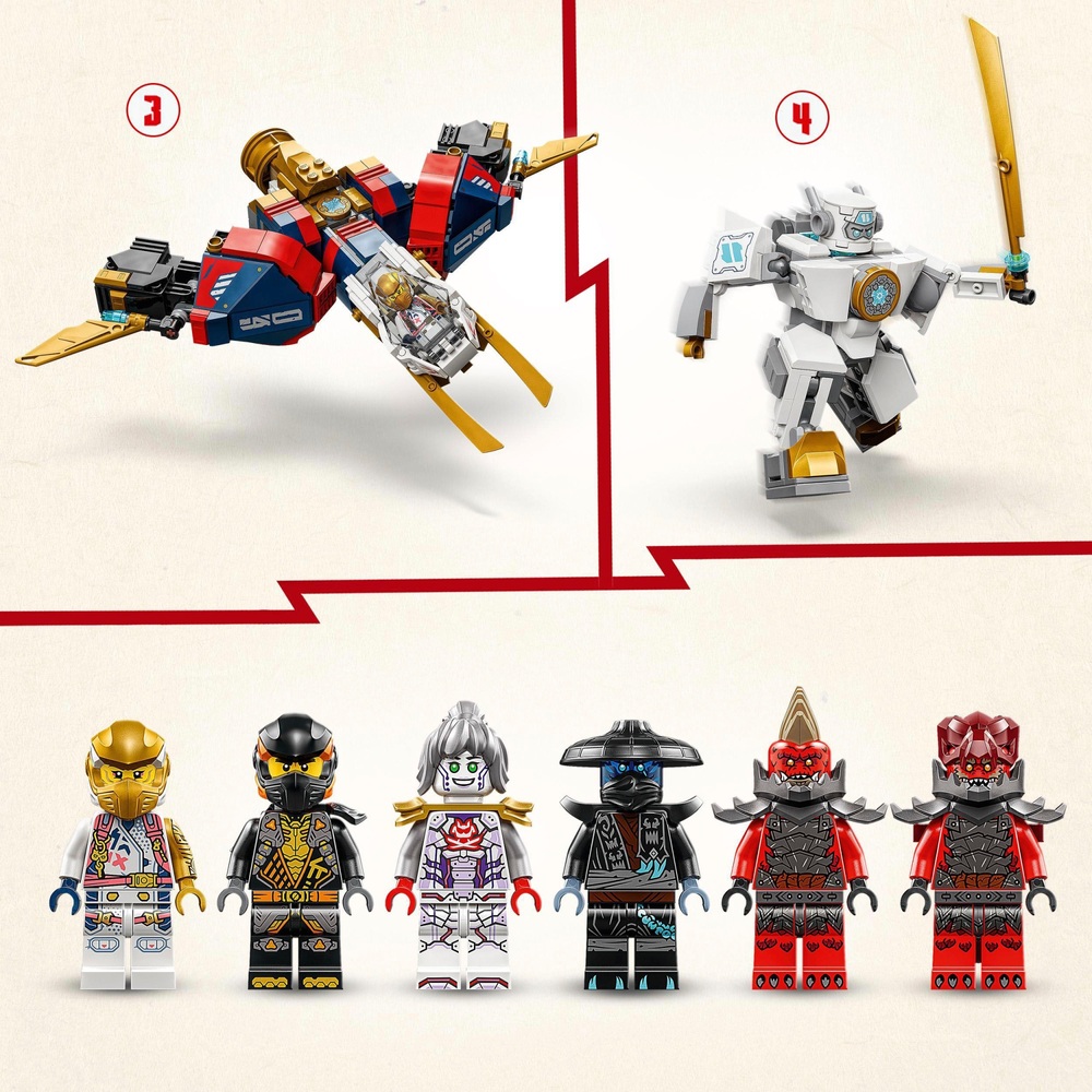 LEGO NINJAGO 71834 Zane's Ultra Combiner Mech Set | Smyths Toys UK