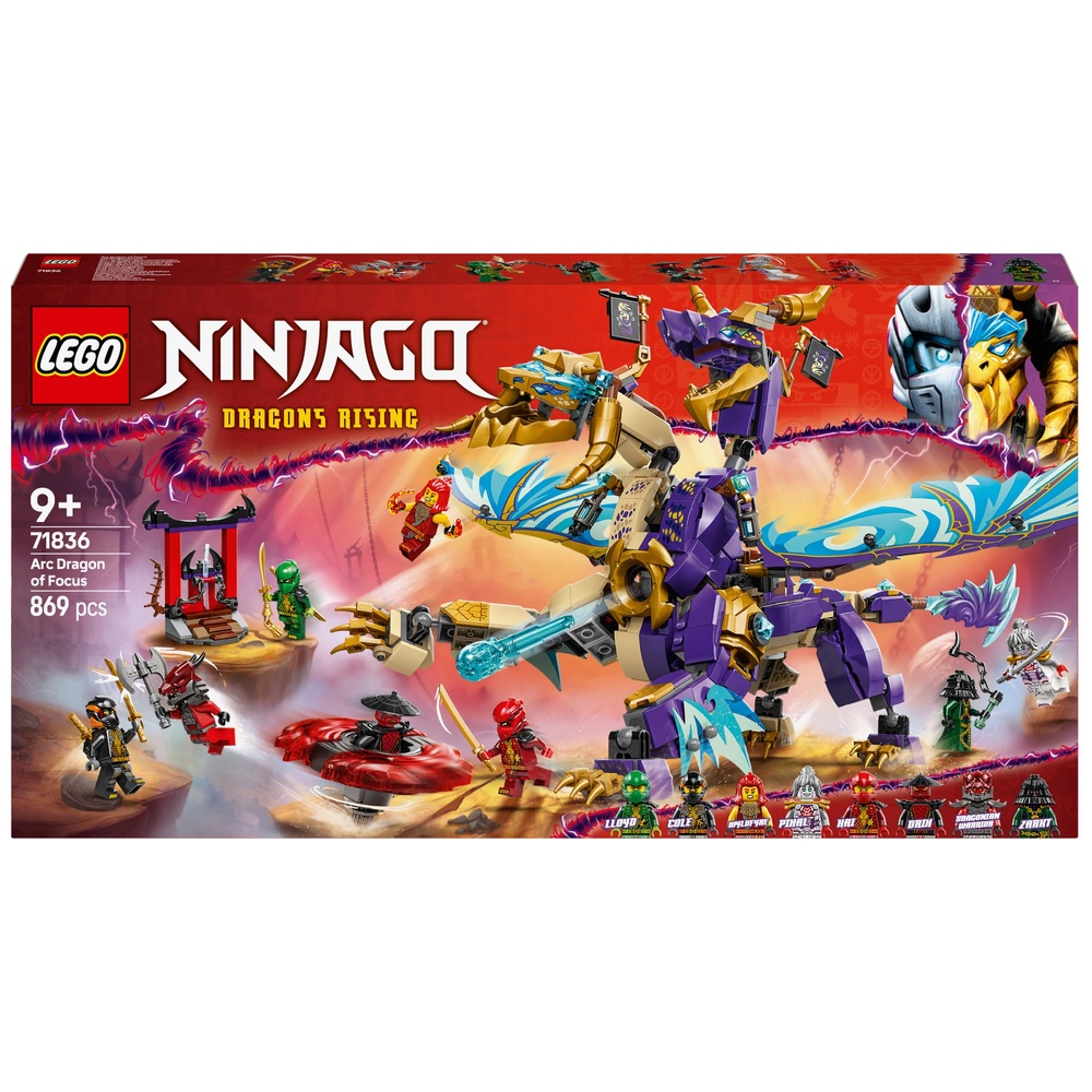 LEGO NINJAGO 71836 Arc Dragon of Focus Set | Smyths Toys UK
