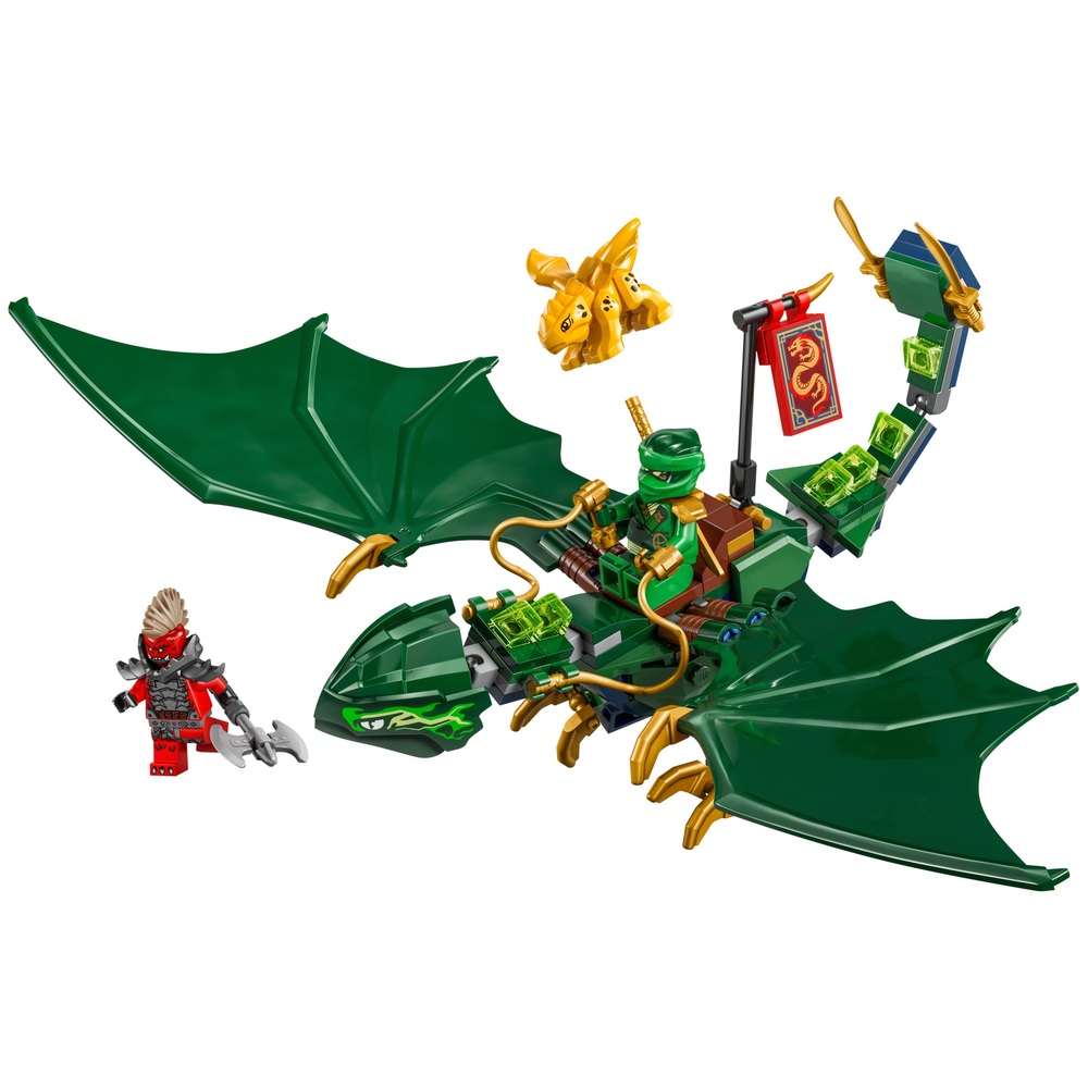 LEGO NINJAGO 71829 Lloyd's Green Forest Dragon Set | Smyths Toys UK