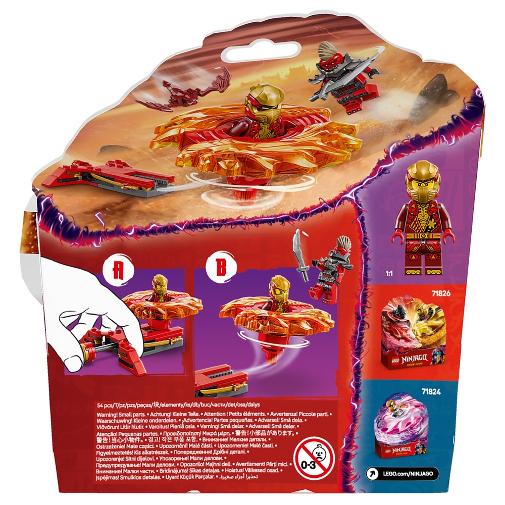 LEGO NINJAGO 71823 Kais Drachen-Spinjitzu-Spinner | Smyths Toys Deutschland
