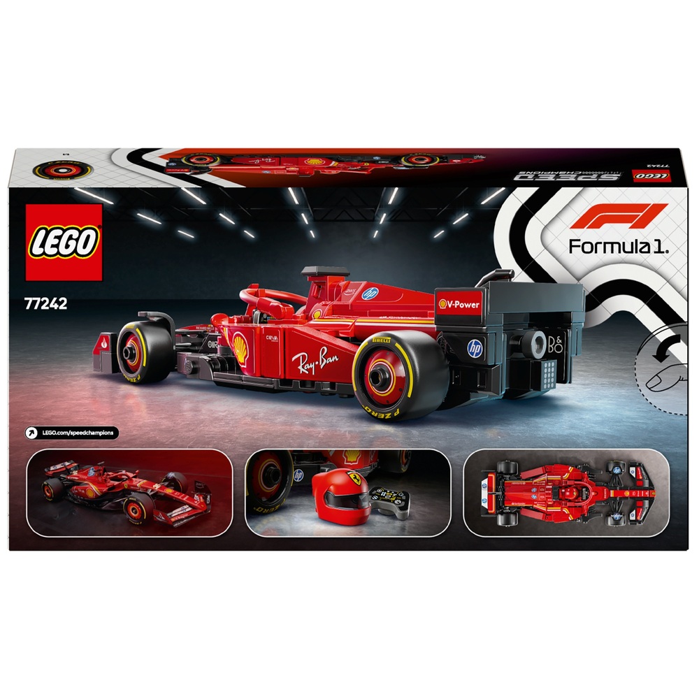 LEGO Speed Champions 77242 Ferrari SF-24 F1 Race Car Set | Smyths Toys UK