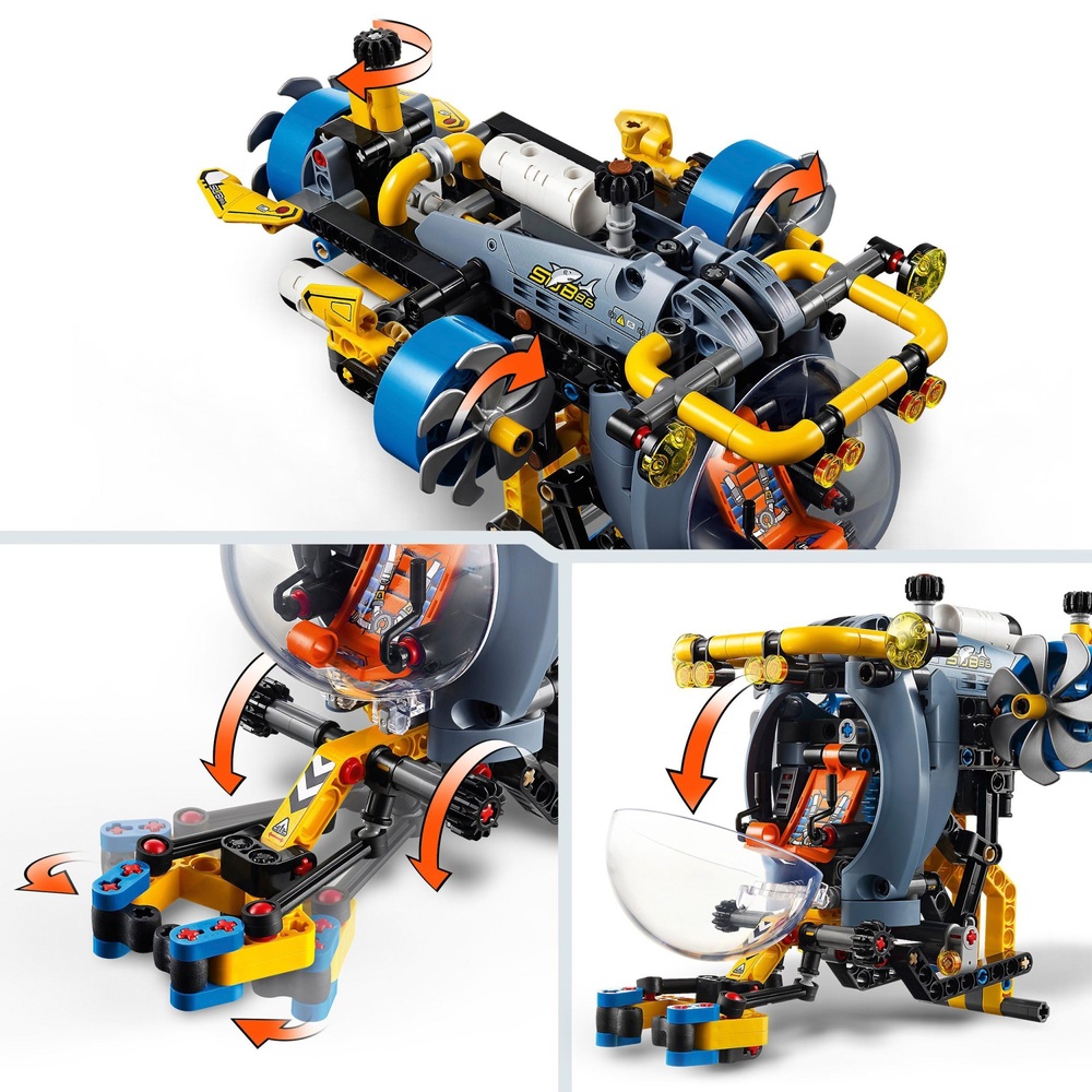 LEGO Technic 42201 Tiefseeforscher U-Boot | Smyths Toys Deutschland