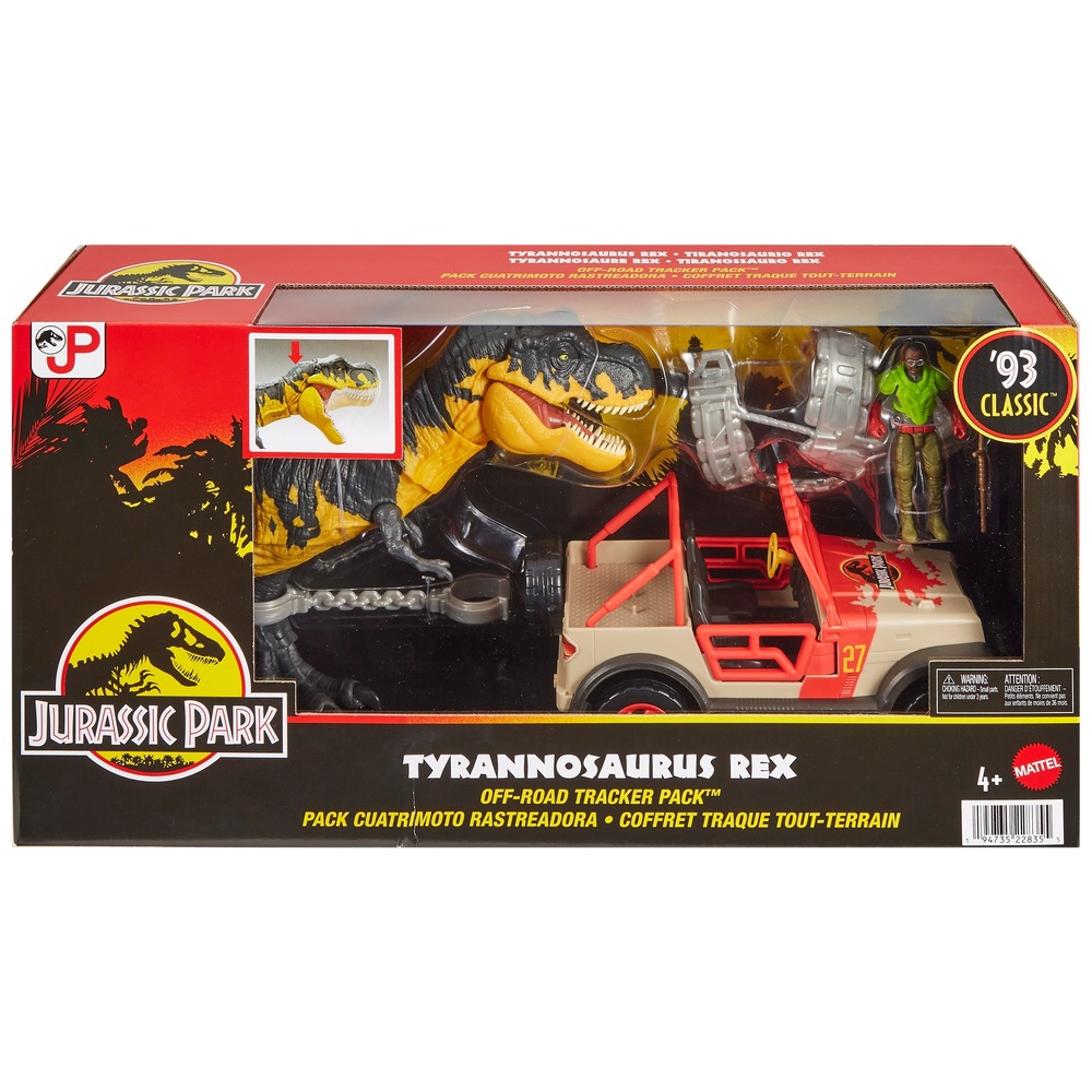 Jurassic Park Playset Tyrannosaurus Rex Off-Road Tracker | Smyths Toys UK