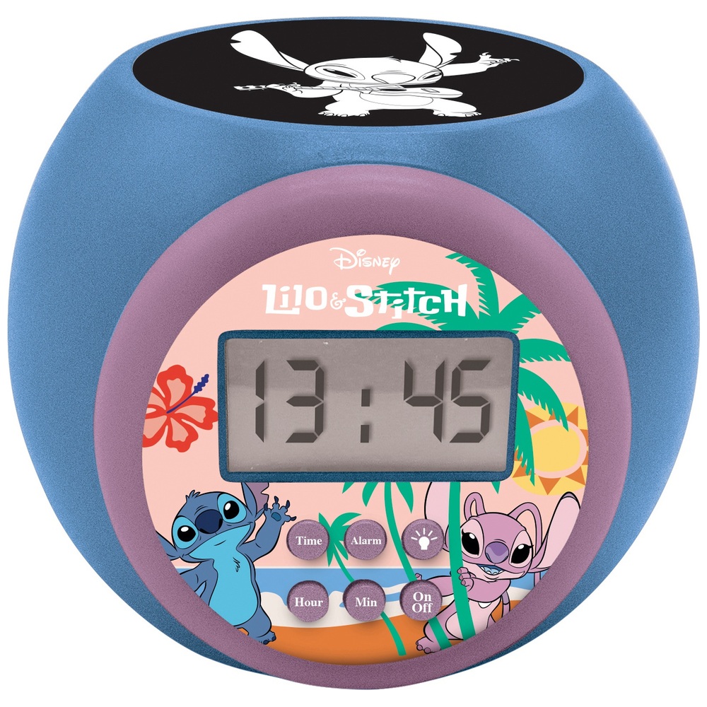 Disney Lilo & Stitch Projector Alarm Clock | Smyths Toys UK