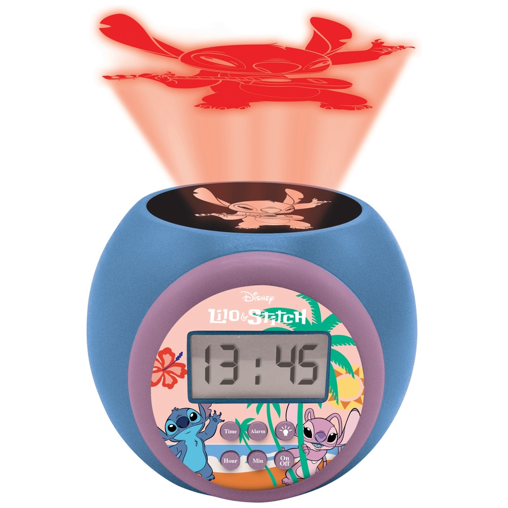 Disney Lilo & Stitch Projector Alarm Clock | Smyths Toys UK