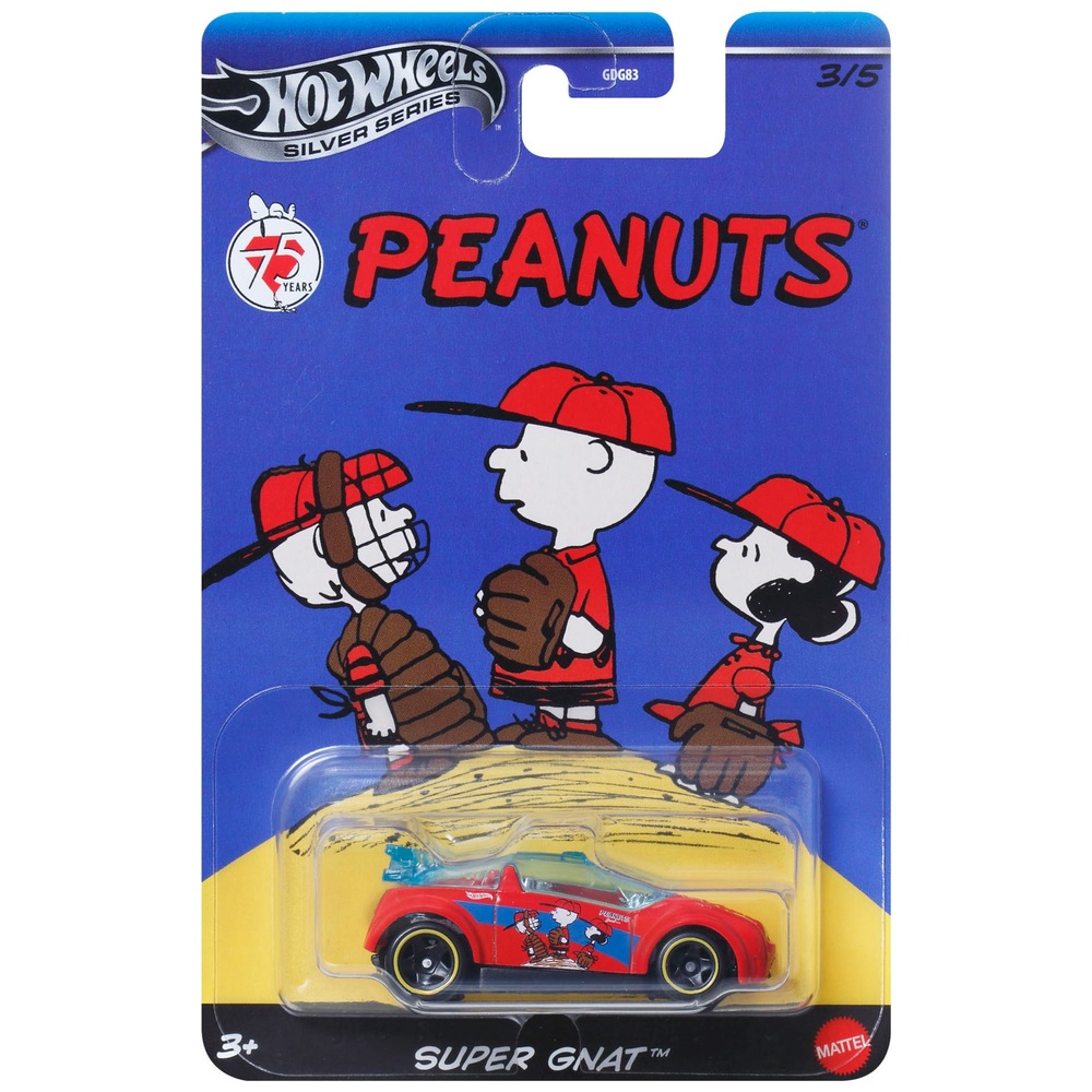 Hot Wheels Silver Series Peanuts Auto Super Gnat | Smyths Toys Schweiz