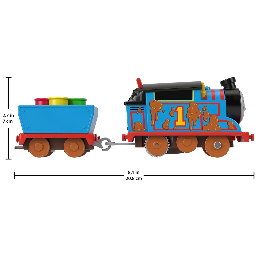 Thomas & Friends Motorised Muddy Adventure Train Track Set | Smyths Toys UK