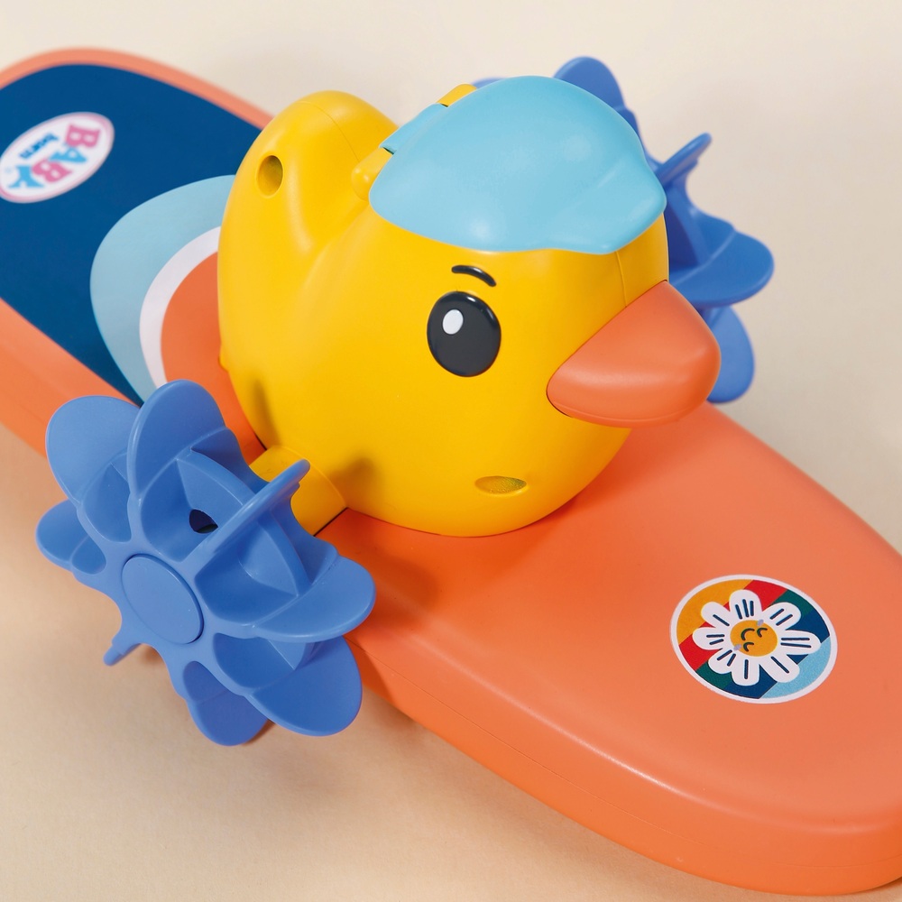 BABY born Splish Splash Bath Toys Surfing Berta Duck | Smyths Toys Ireland