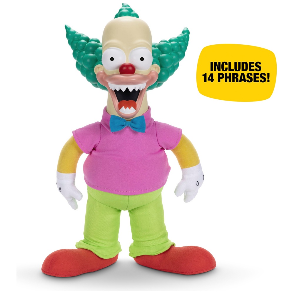 The Simpsons Talking Krusty Doll 38cm | Smyths Toys UK