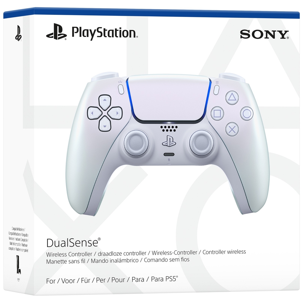 PlayStation 5 Chroma Pearl Dualsense Wireless Controller | Smyths Toys UK