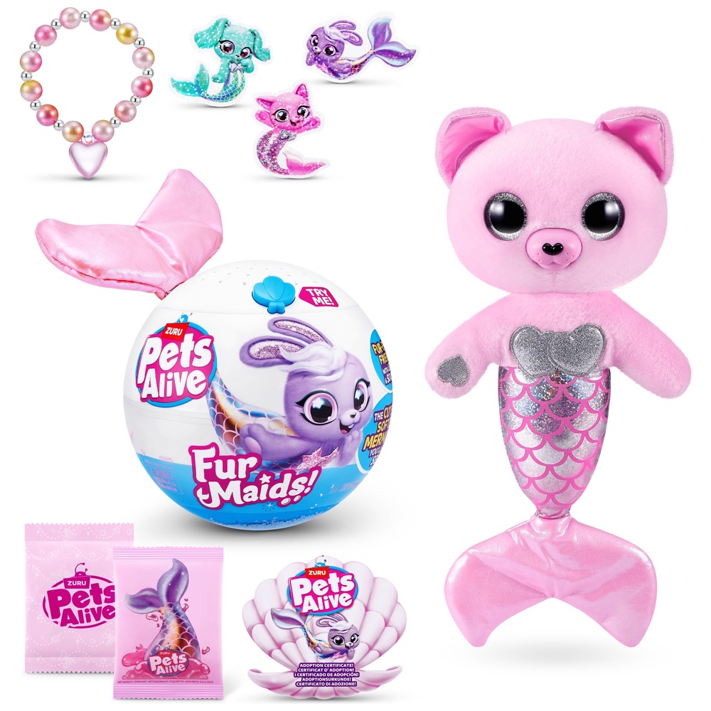 Pets Alive by ZURU Furmaids Interactive Plush Assortment | Smyths Toys UK