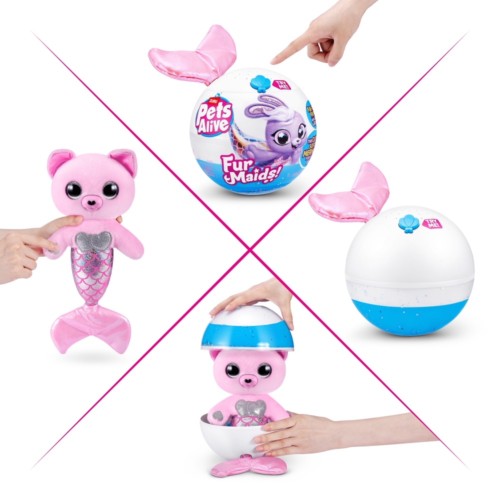 Pets Alive by ZURU Furmaids Interactive Plush Assortment | Smyths Toys UK