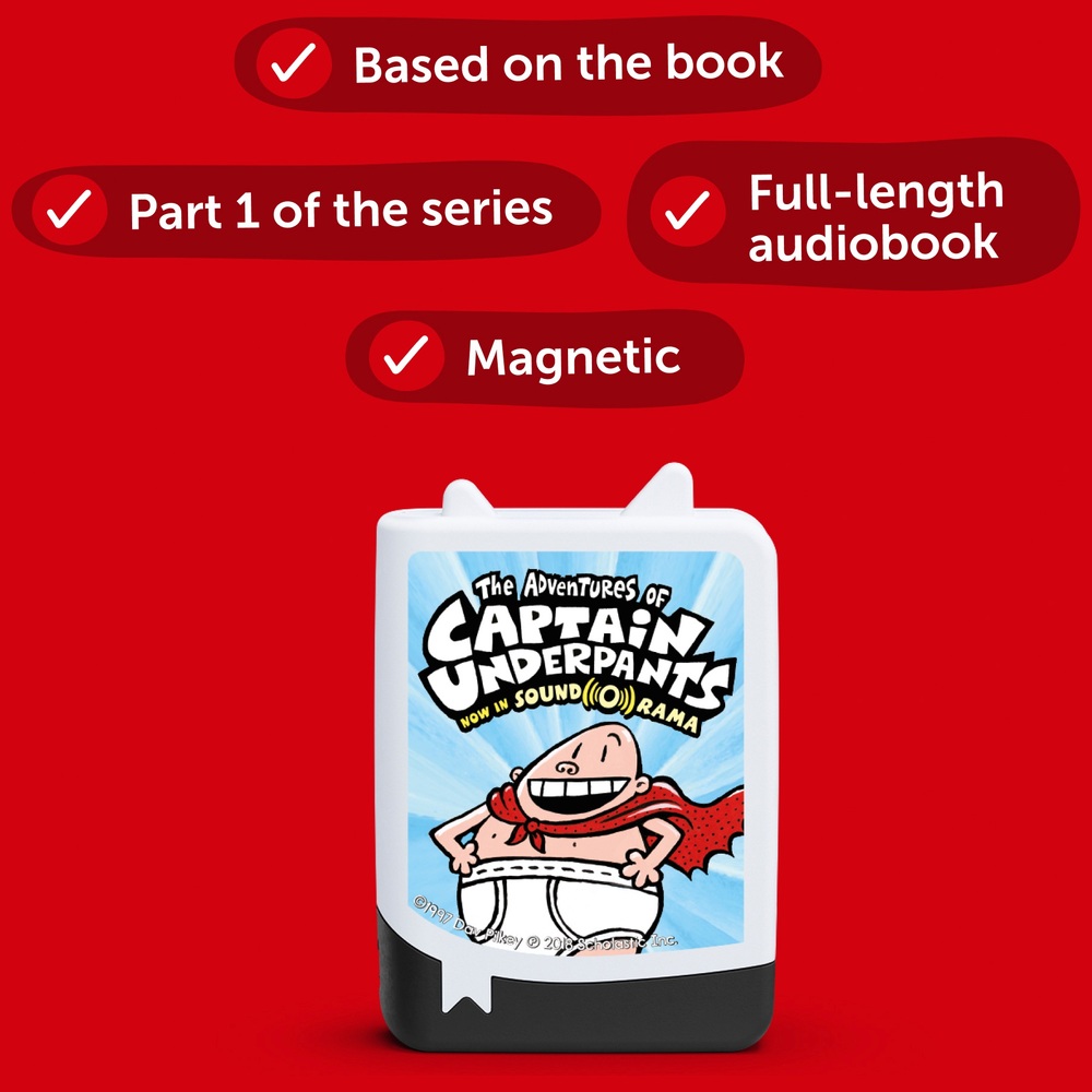 Tonies Audiobook The Adventures of Captain Underpants | Smyths Toys UK