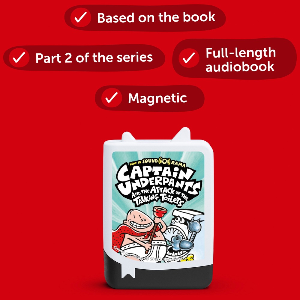 Tonies Audiobook Captain Underpants and The Attack of the Talking ...