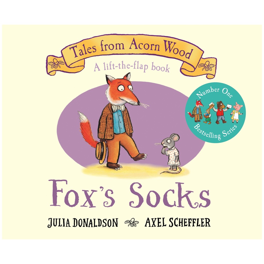 Fox's Socks by Julia Donaldson and Axel Scheffler Lift-the-Flap Board ...
