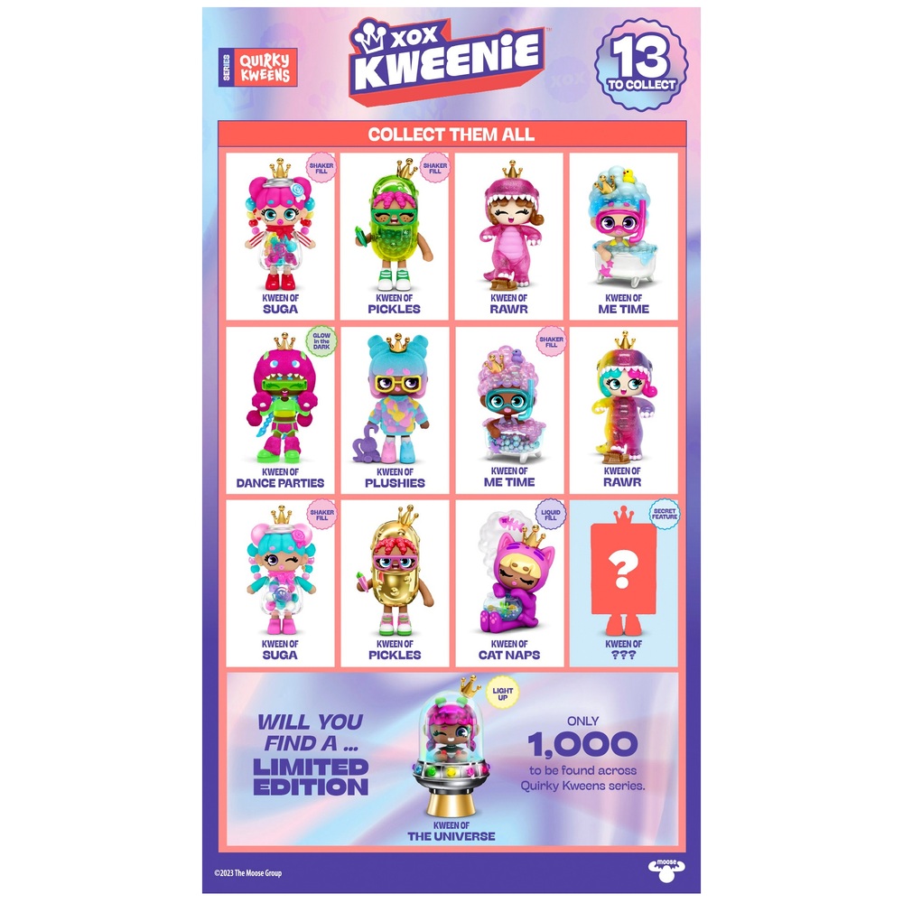 XOX Kweenie Quirky Kweens Mystery Figure Assortment | Smyths Toys UK