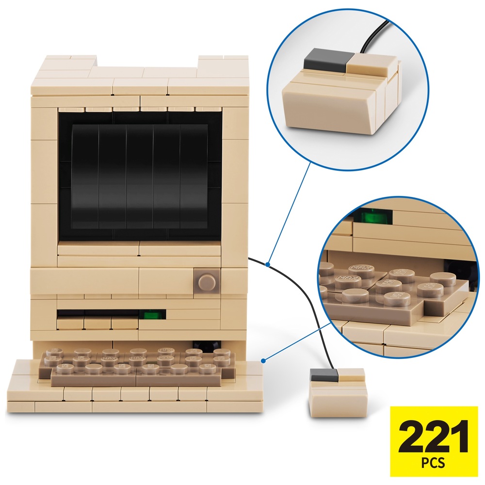 MAX by ZURU Premium Building Blocks Retro Collection Assortment ...