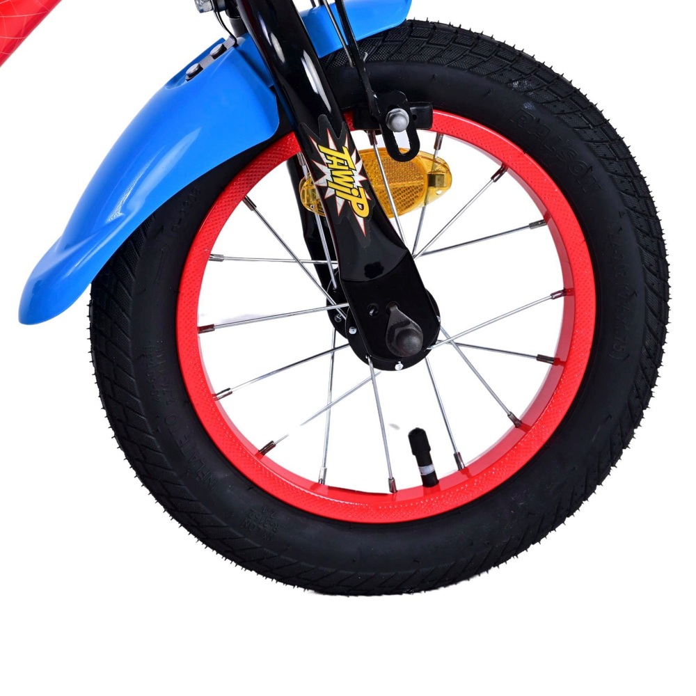 12 Inch Marvel Spider-Man Bike Red and Blue | Smyths Toys UK