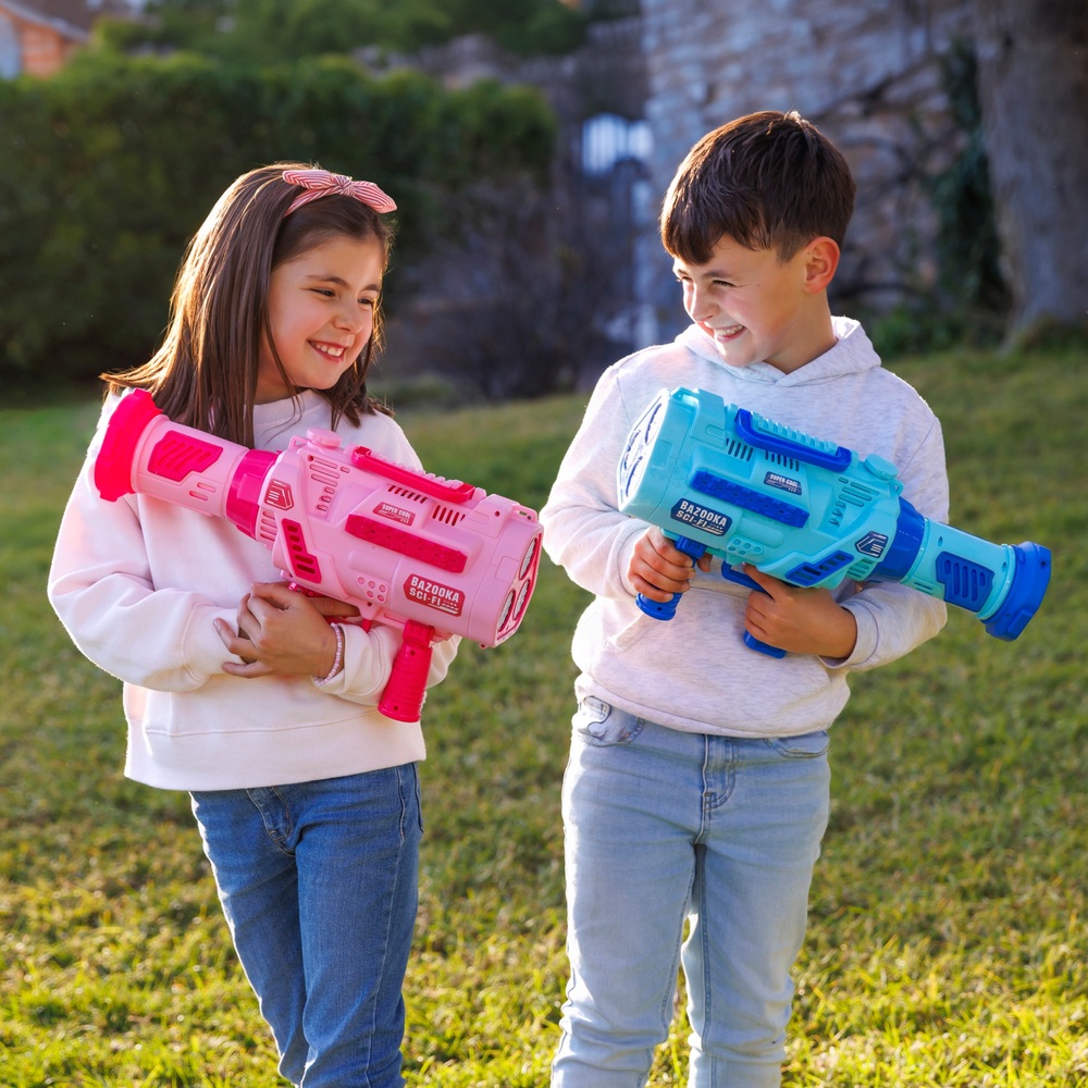 Wanna Bubbles Sci-Fi Bazooka Bubble Gun Assortment | Smyths Toys Ireland