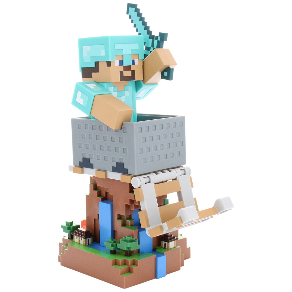 Minecraft Steve Holder Diamantsverd Leke, Design, Kunst, Maskin,